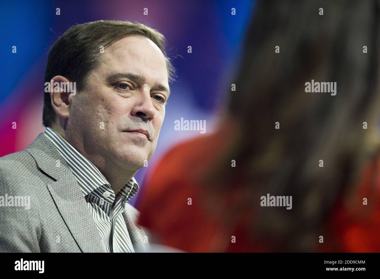 Cisco CEO Chuck Robbins delivers a speech at the VivaTech (Viva ...