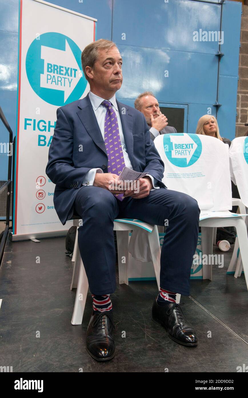 Nigel Farage Launches The Brexit Party In Coventry UK Stock Photo Alamy Nigel Farage Launches The Brexit Party In Coventry UK Stock Photo Alamy