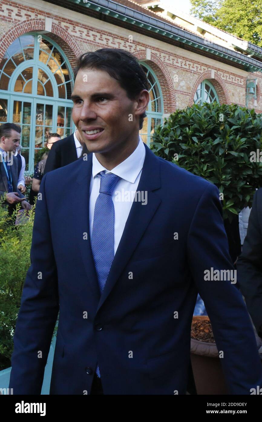 Spain's Rafael Nadal during the draw of the 2018 French Tennis Open in ...