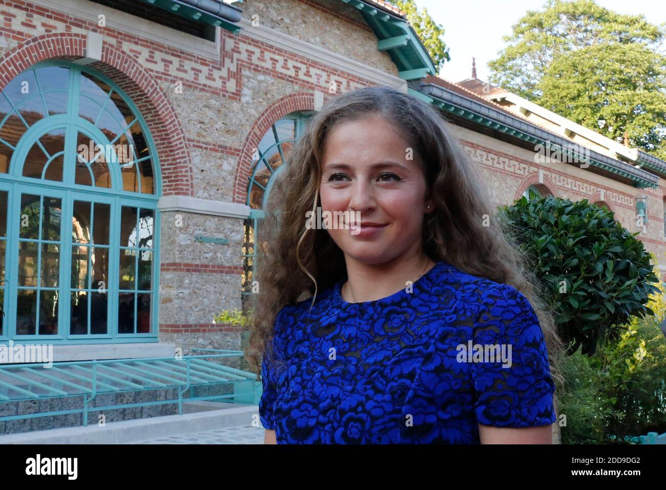 Latvia's Jeļena Ostapenko during the draw of the 2018 French Tennis ...