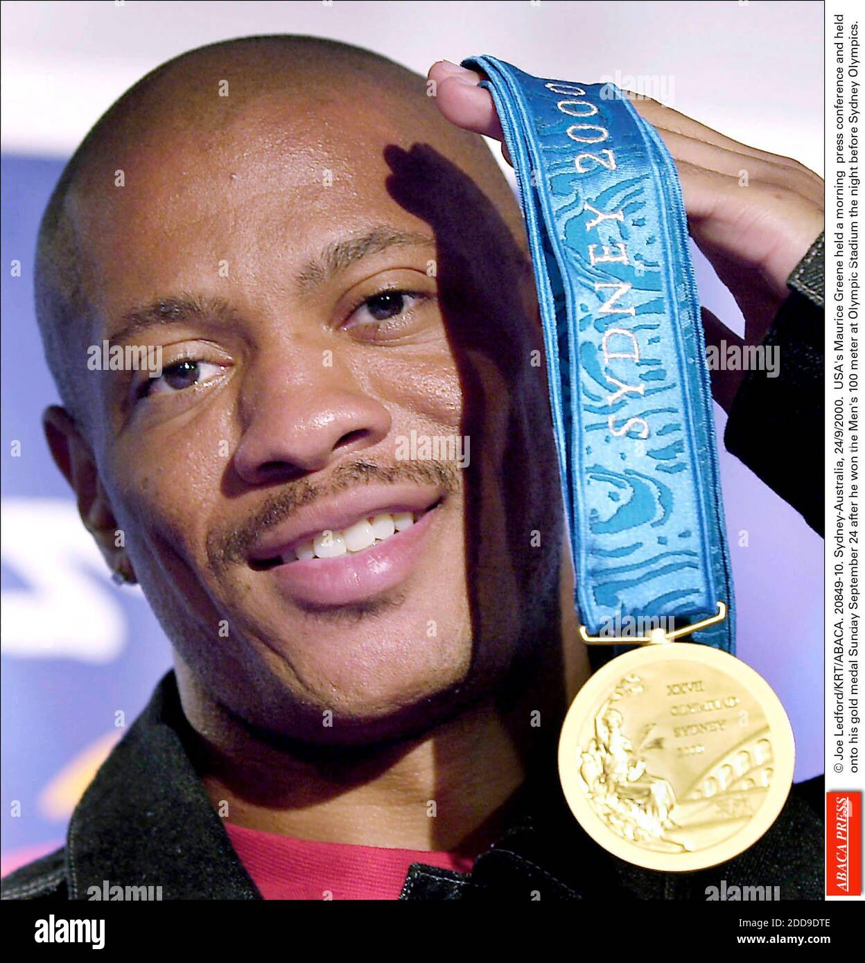 Sydney olympics maurice greene hi-res stock photography and images - Alamy