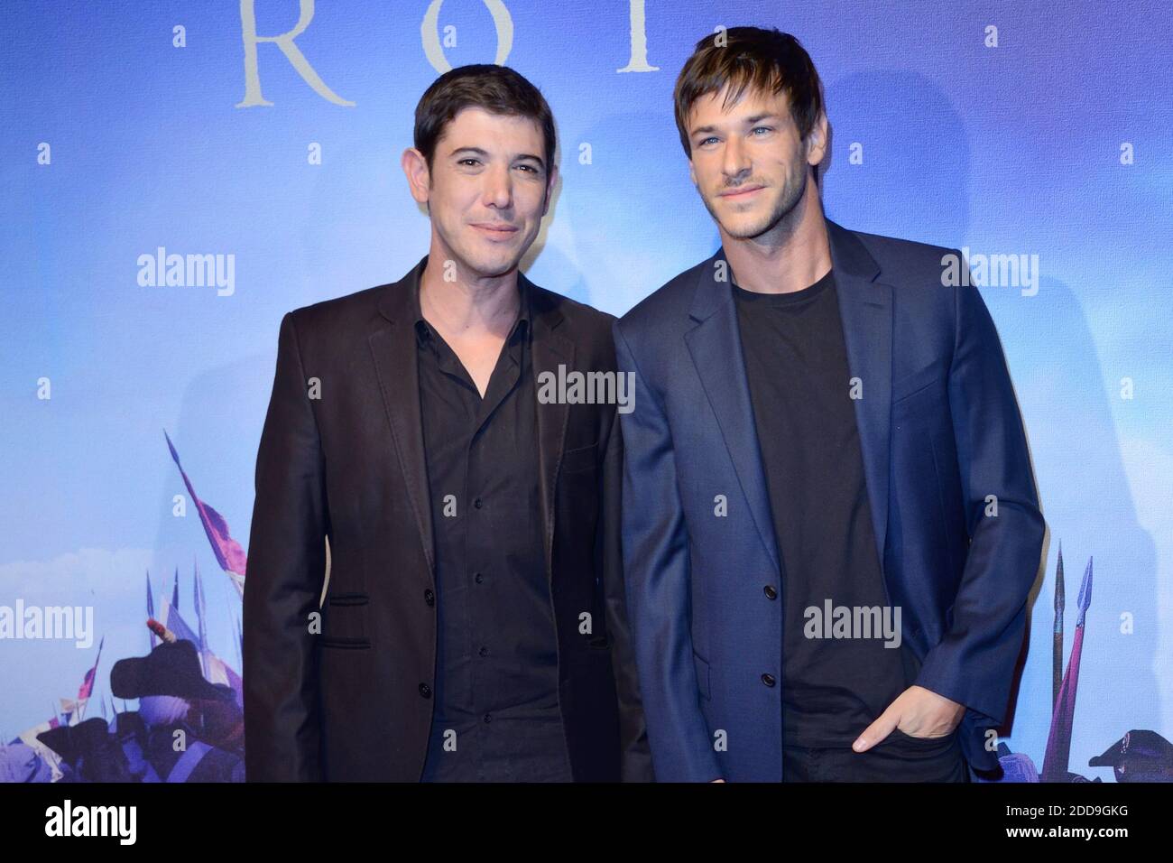 Johan Libereau et Gaspard Ulliel assistent a la Premiere de Un Peuple ...