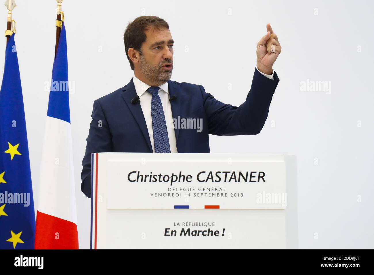 President of "La Republique en Marche" political party Christophe ...