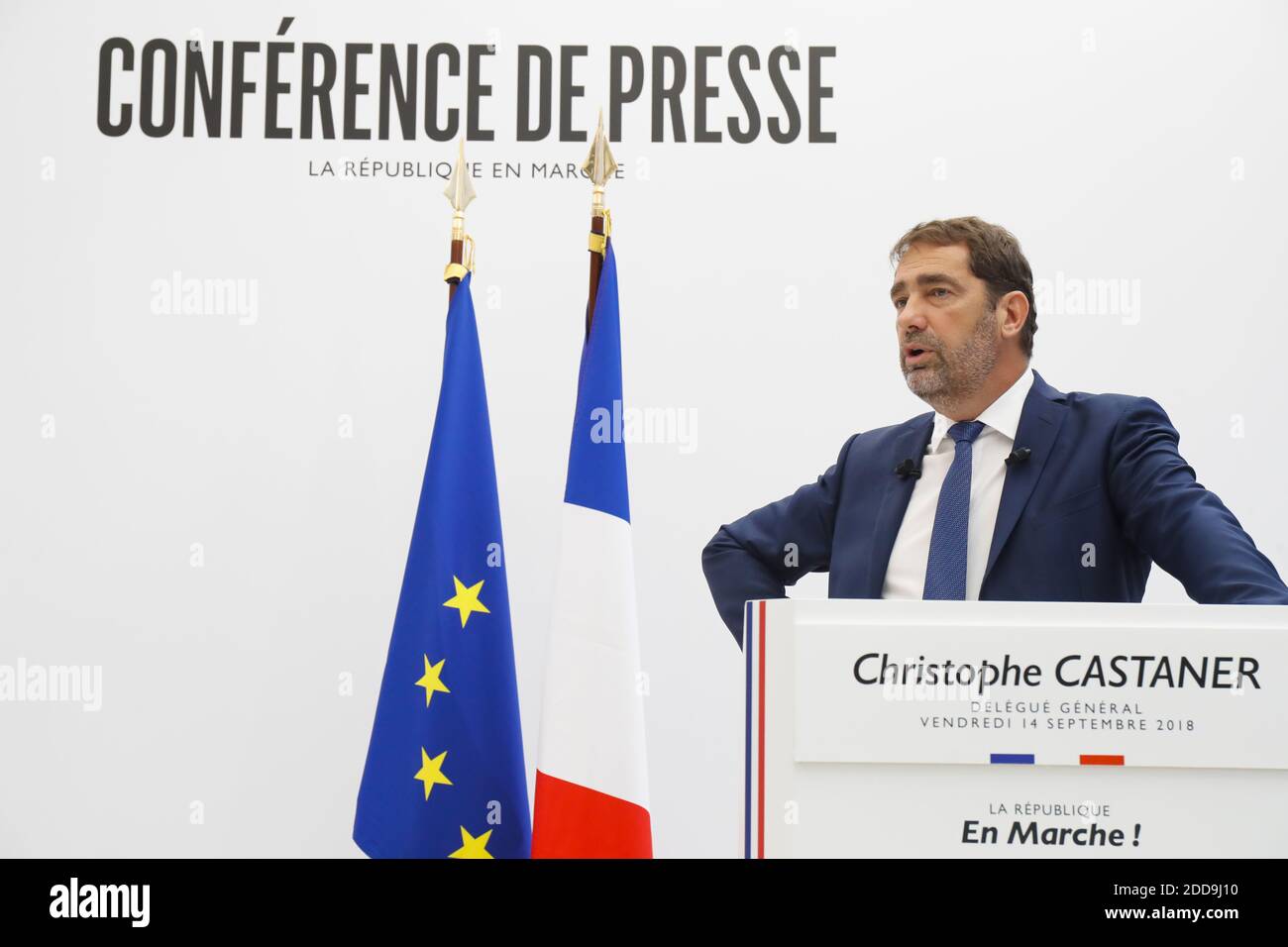 President of "La Republique en Marche" political party Christophe ...