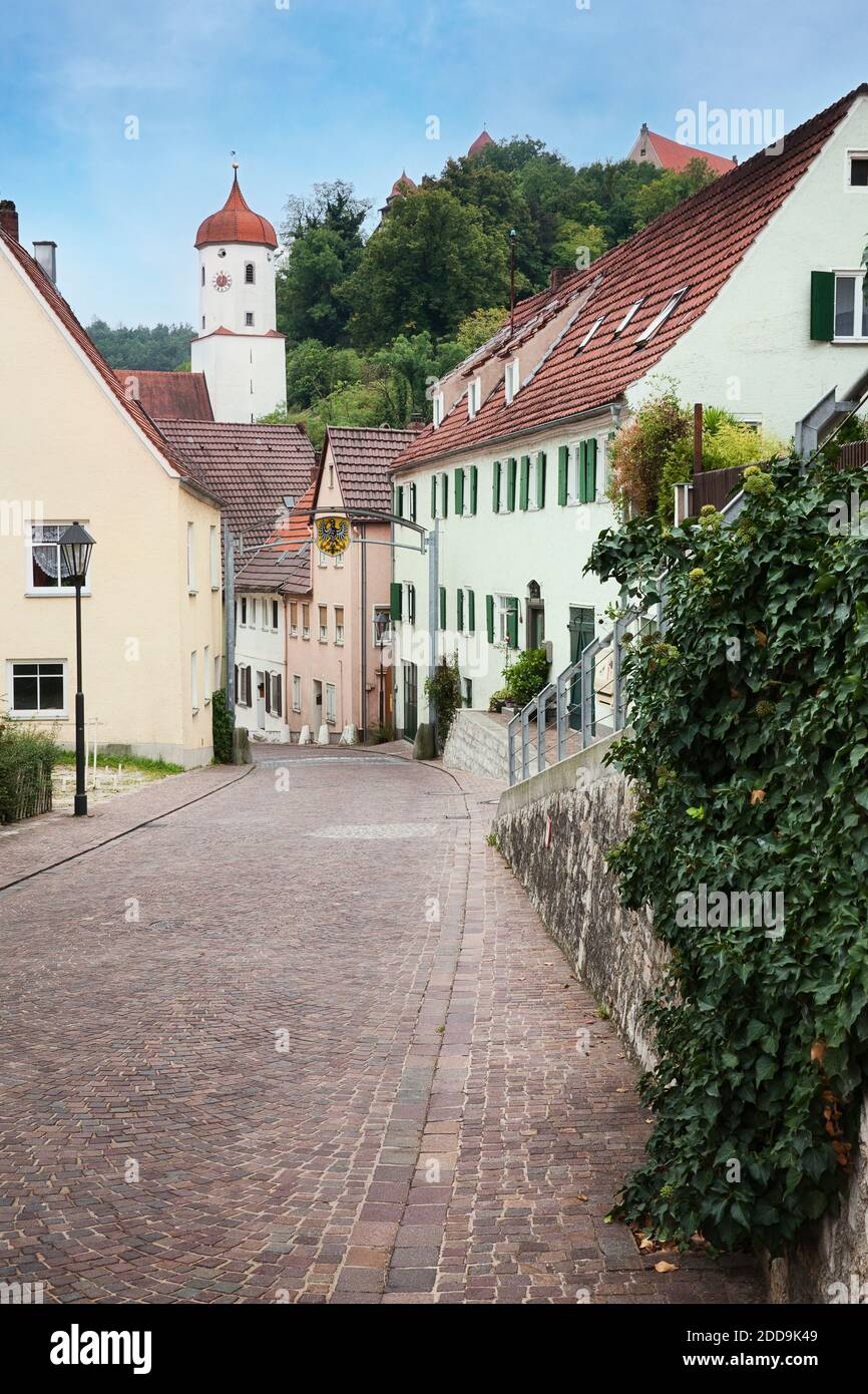 Romantic Road, Harburg, Donau-Ries, Bavaria, Germany Stock Photo - Alamy