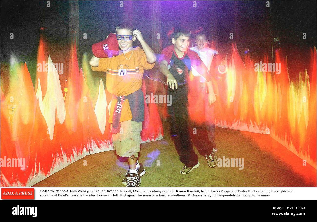 NO FILM, NO VIDEO, NO TV, NO DOCUMENTARY - ©ABACA. 21650-4. Hell ...