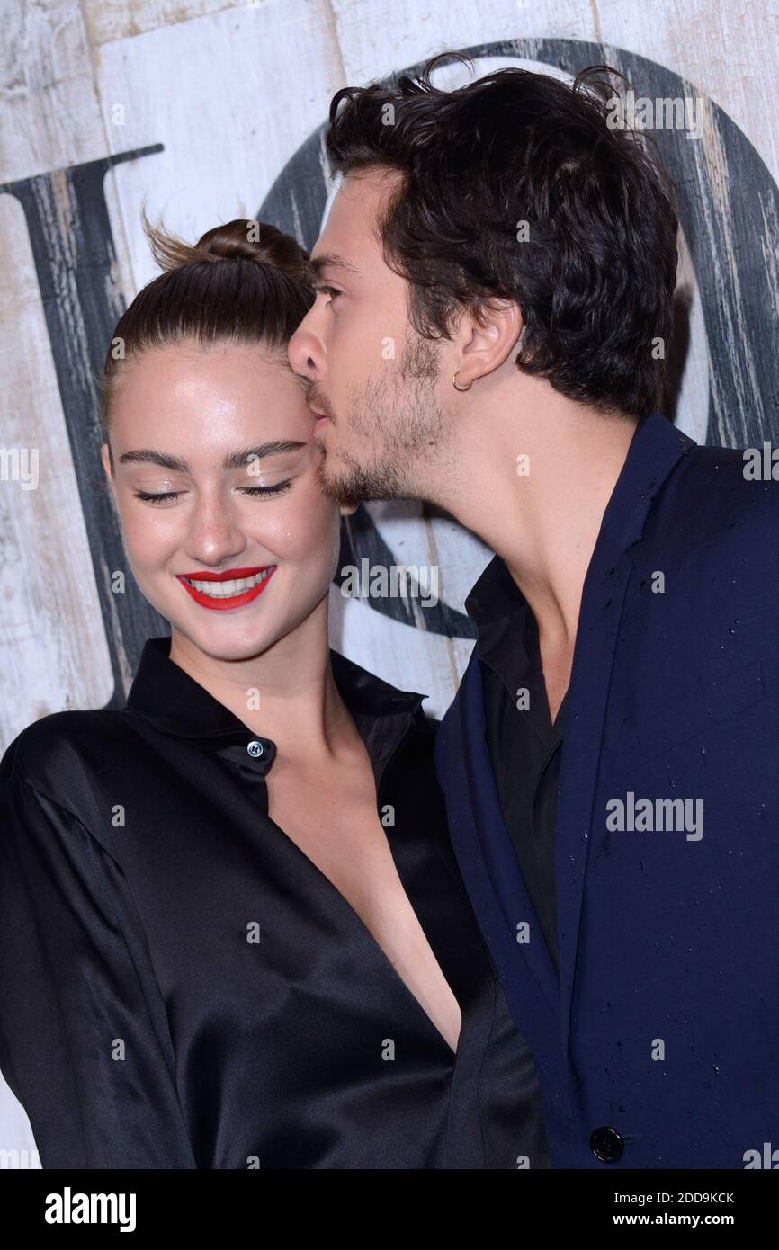 Grace Van Patten and her boyfriend attending the Photocall before the ...