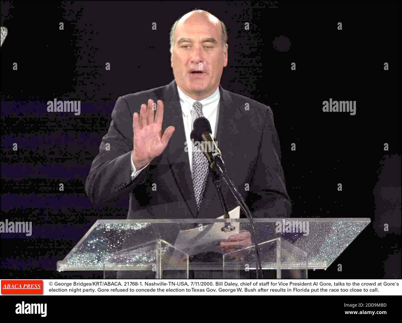 George bush election night 2000 hi-res stock photography and images - Alamy