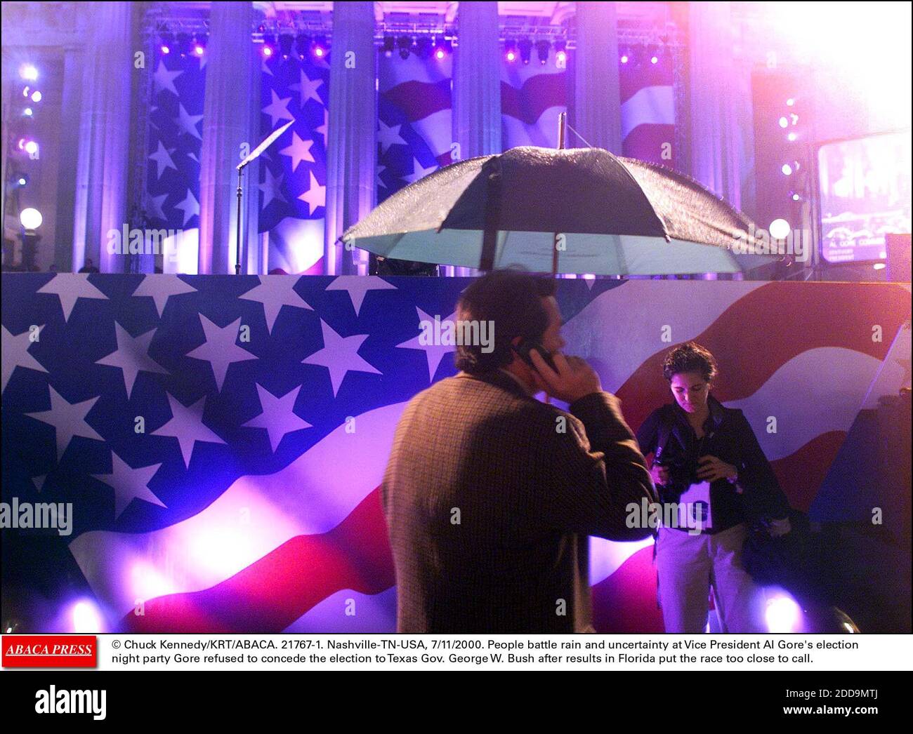 George bush election night 2000 hi-res stock photography and images - Alamy