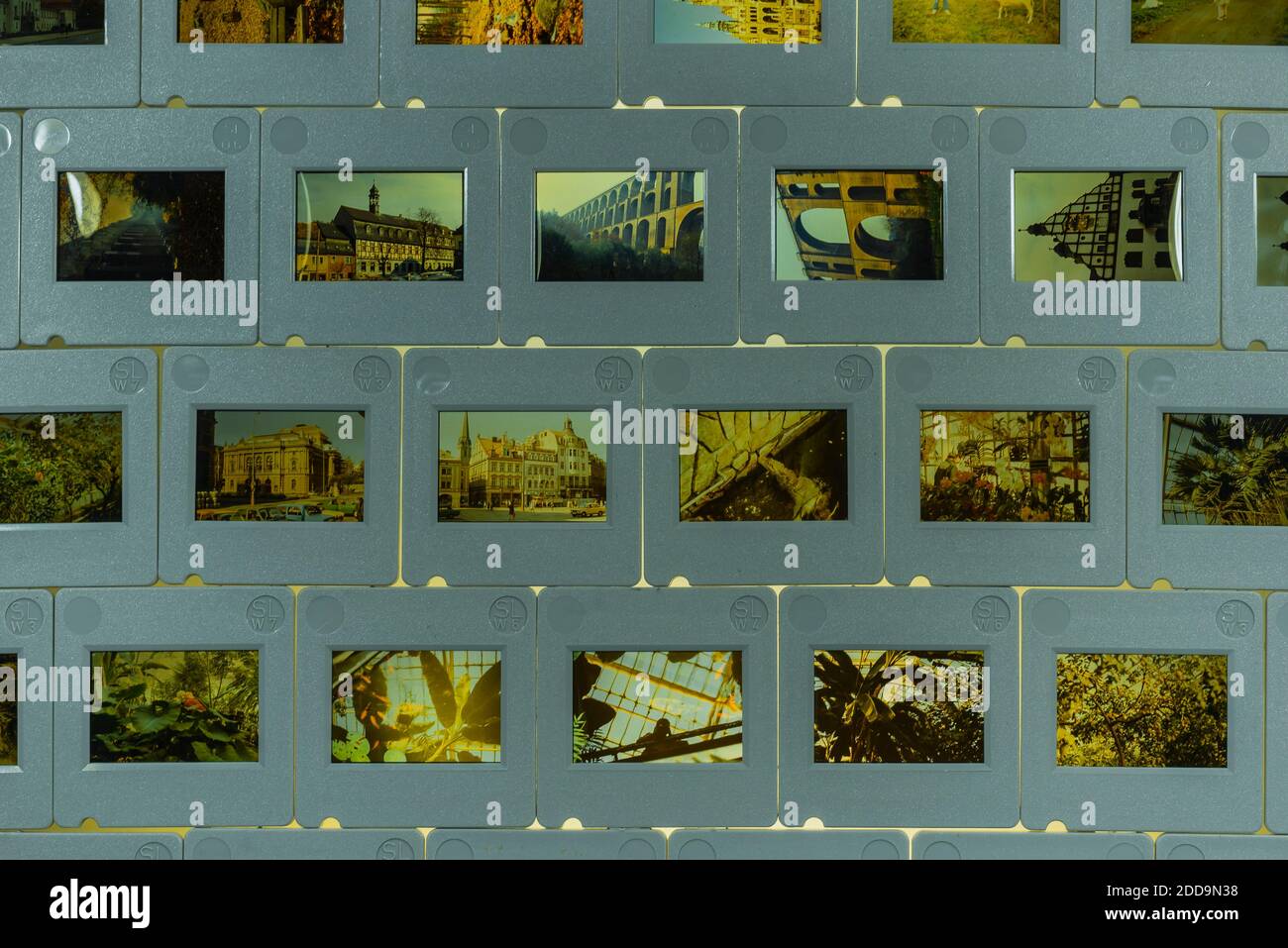 old slide photos, many slide photos, a lot of old slide photos Stock ...