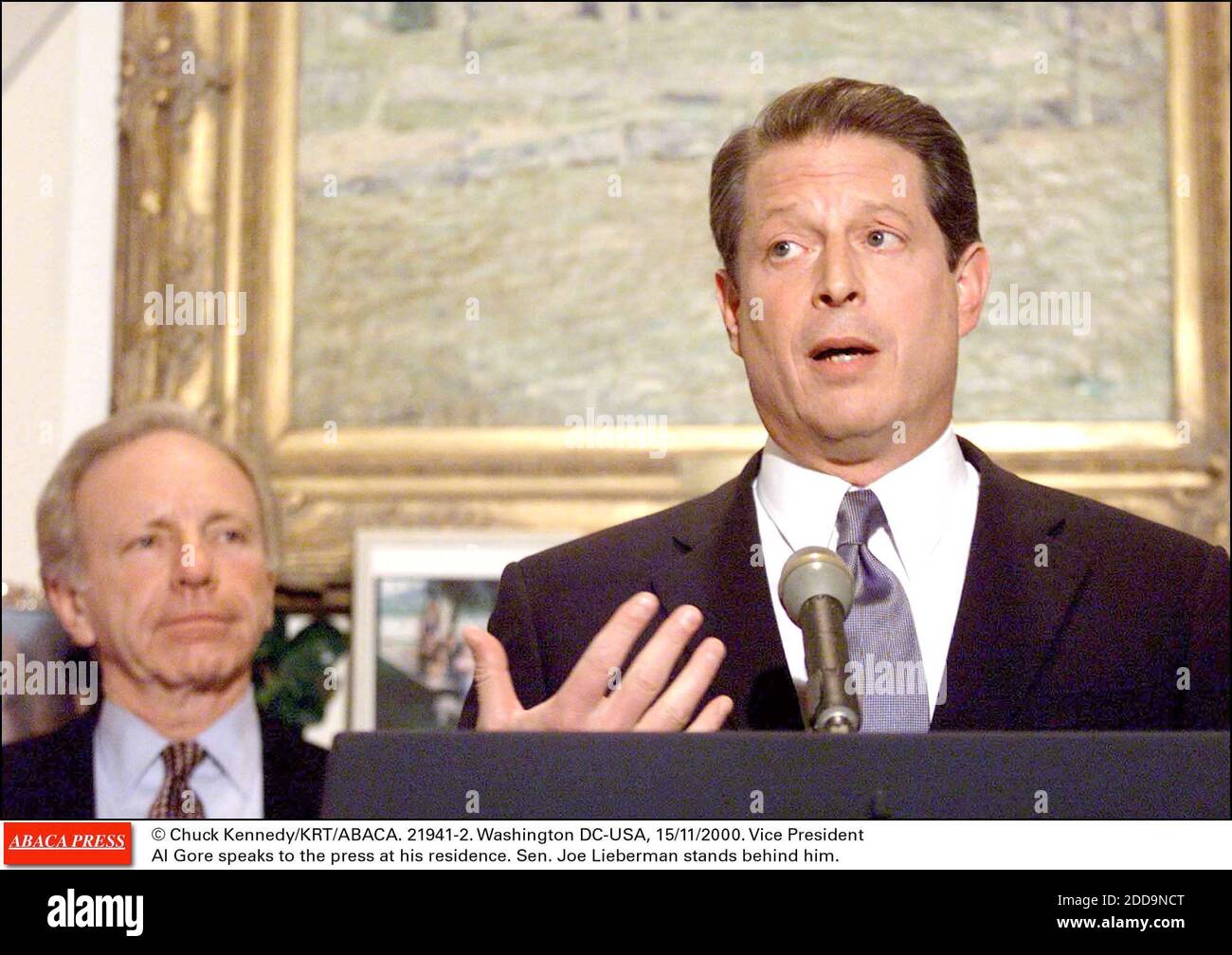 Gore lieberman 2000 hi-res stock photography and images - Alamy