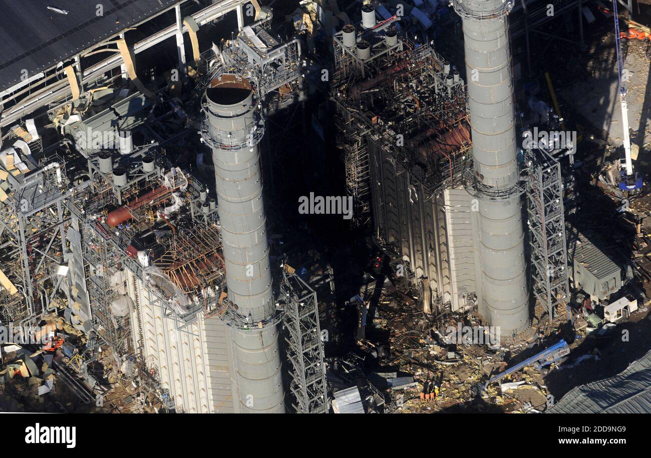 NO FILM, NO VIDEO, NO TV, NO DOCUMENTARY - An aerial view shows the ...