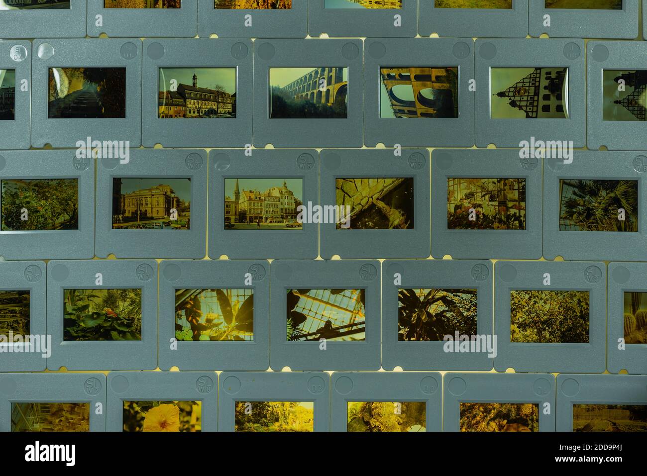 old slide photos, many slide photos, a lot of old slide photos Stock ...