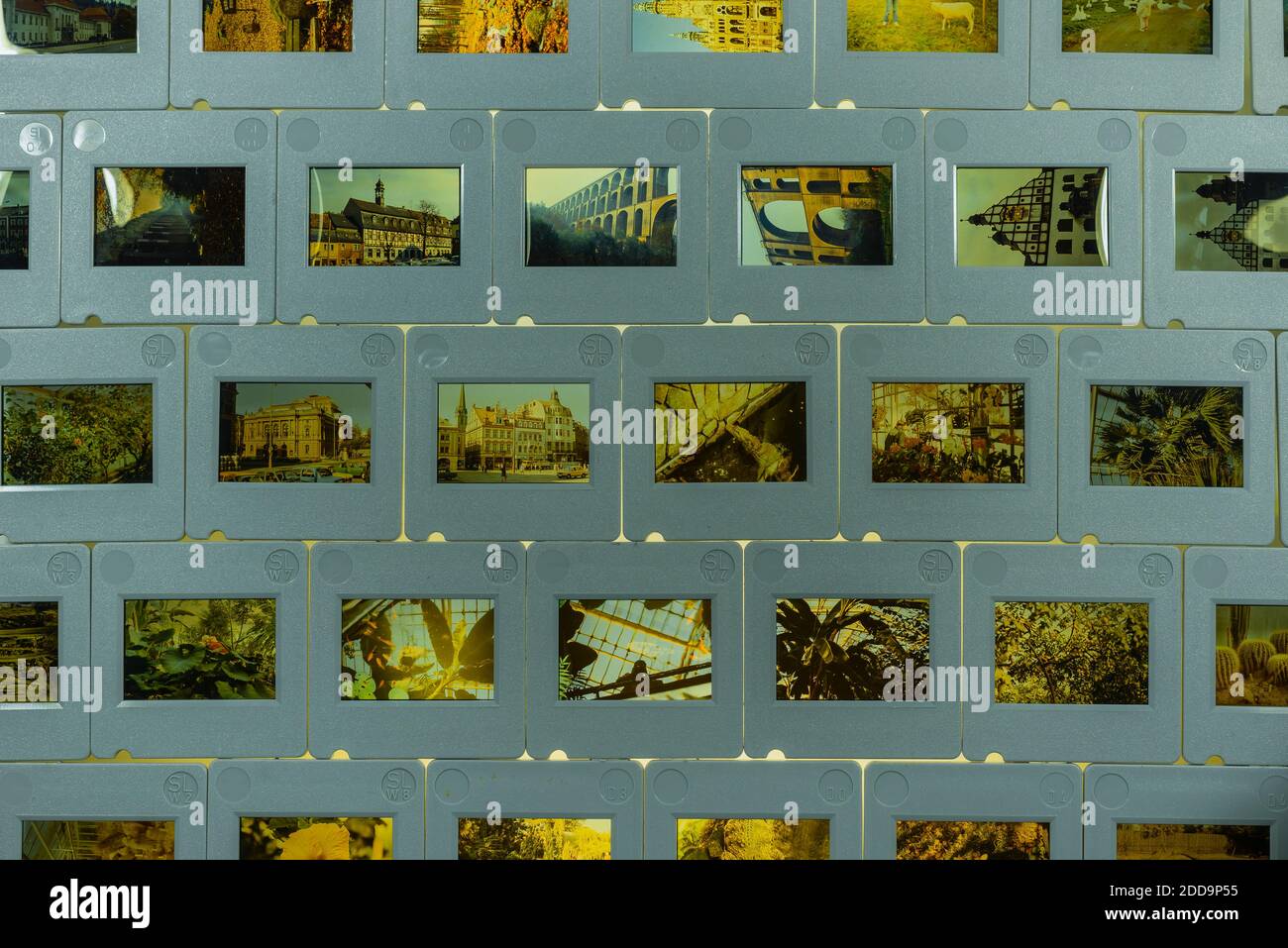 old slide photos, many slide photos, a lot of old slide photos Stock ...