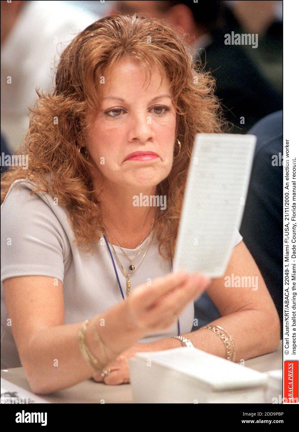 Florida election recount 2000 hi-res stock photography and images - Alamy