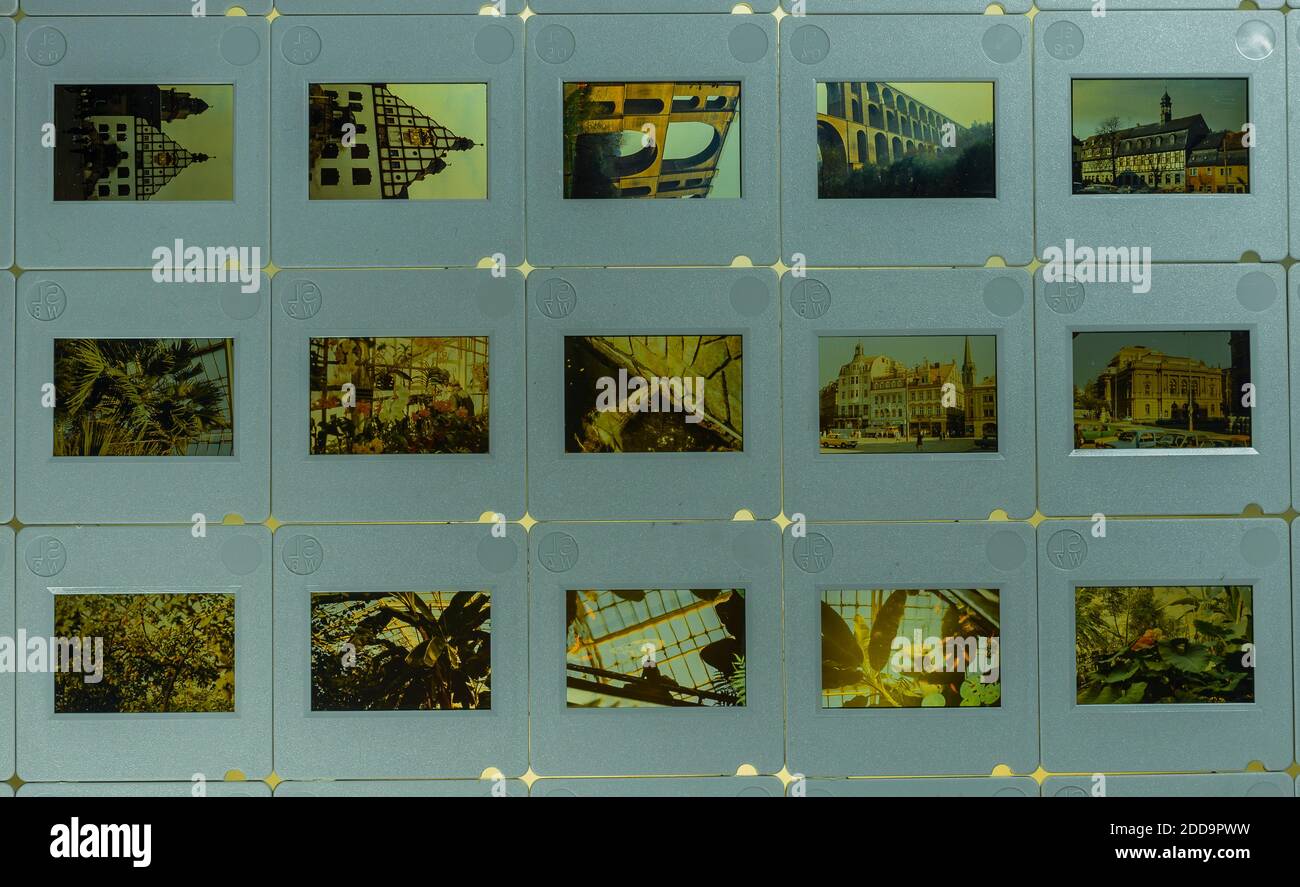old slide photos, many slide photos, a lot of old slide photos Stock ...