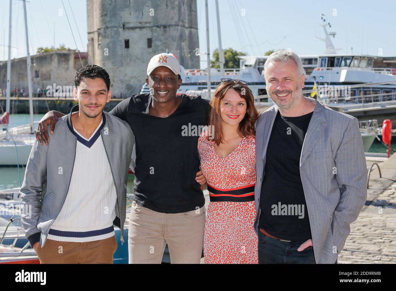 The " Access " cast with, Ahmed Sylla, Amir El Kacem, Olivier Charasson ...