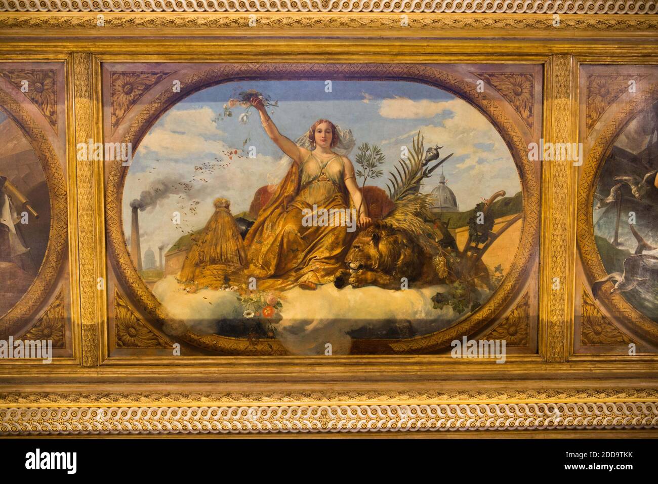 Illustration of the French National Assembly. The institution is ...