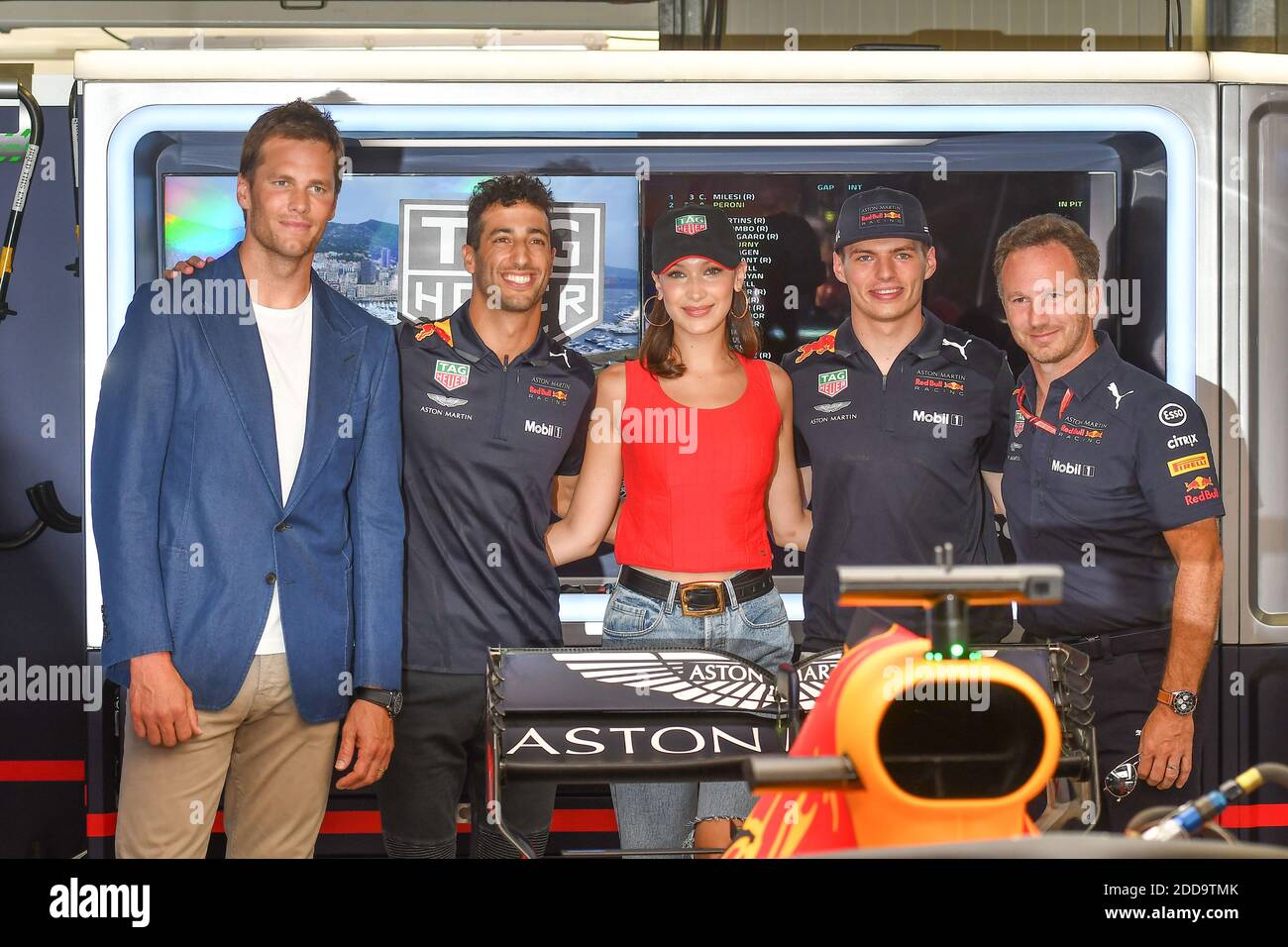 Tom Brady, Daniel Ricciardo of Australia and Red Bull Racing ...