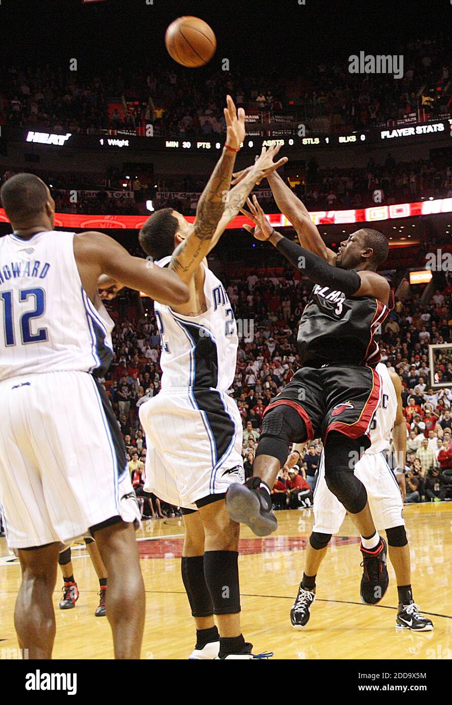 NO FILM, NO VIDEO, NO TV, NO DOCUMENTARY - Dwyane Wade of the Miami ...