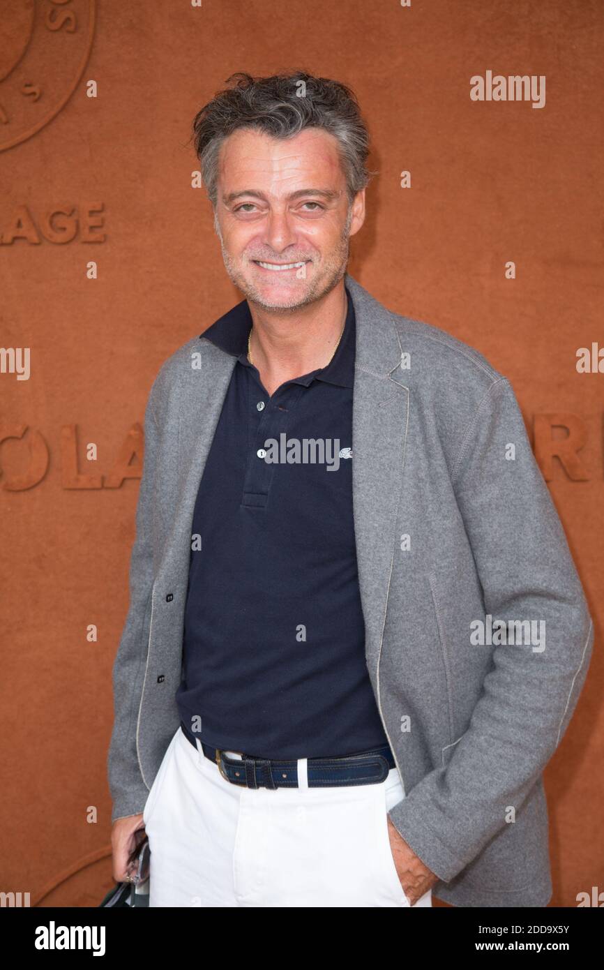 Philippe Dajoux at the Village during French Tennis Open at Roland-Garros arena on May 27, 2018 ...