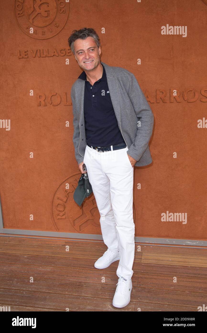 Philippe Dajoux at the Village during French Tennis Open at Roland-Garros arena on May 27, 2018 ...