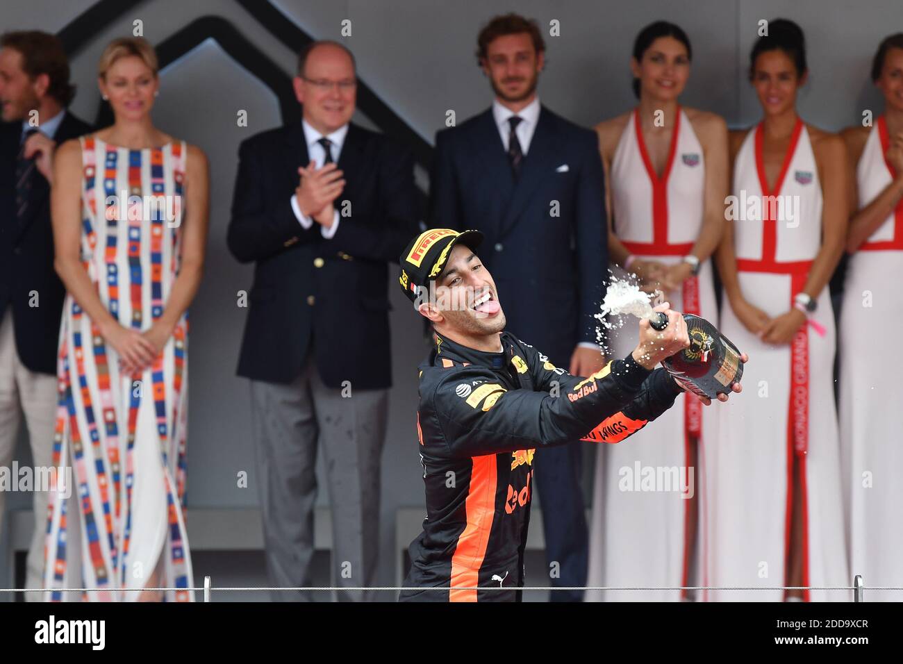 Race winner Daniel Ricciardo of Australia and Red Bull Racing ...