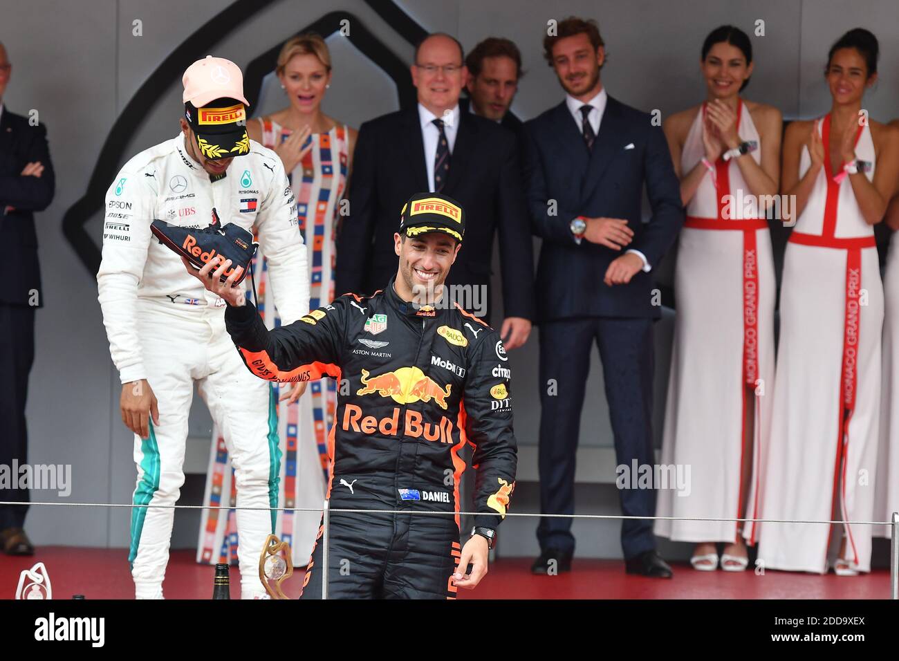Race winner Daniel Ricciardo of Australia and Red Bull Racing ...