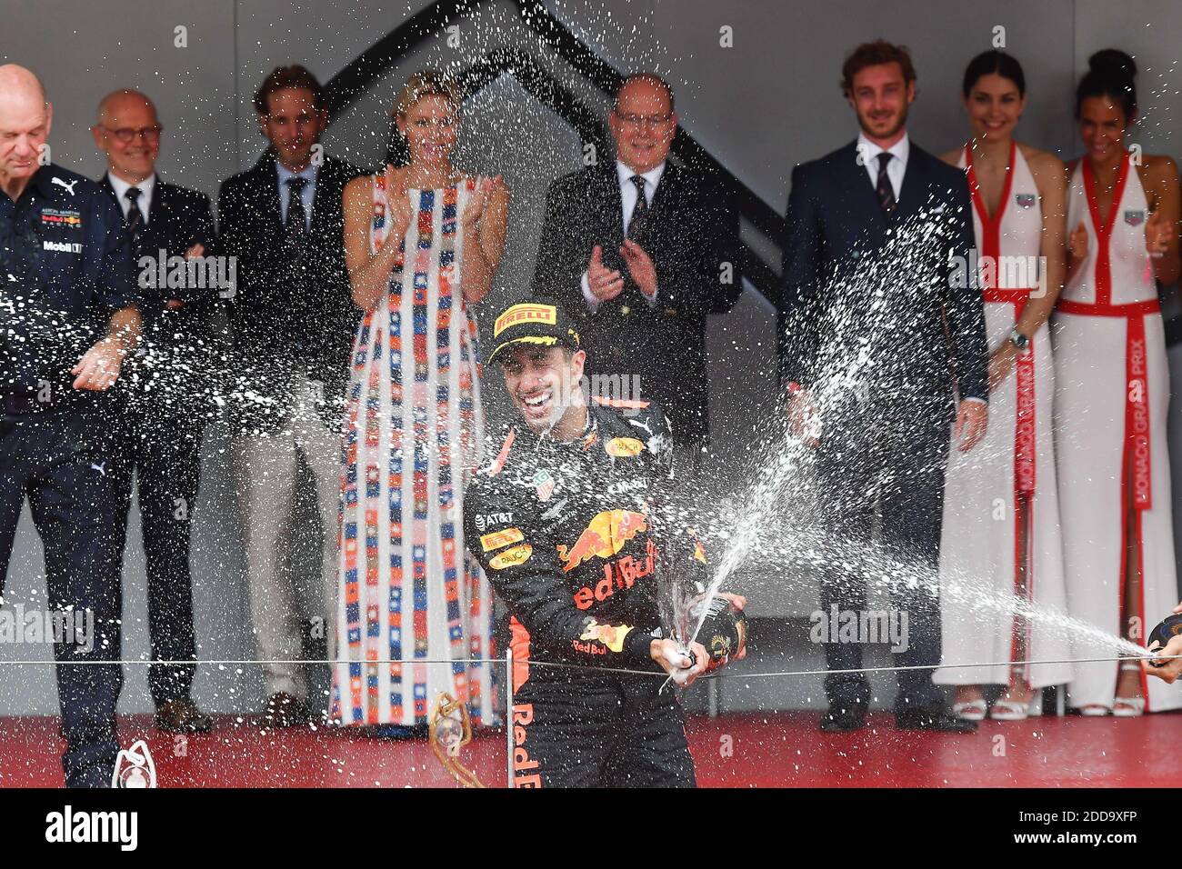 Race winner Daniel Ricciardo of Australia and Red Bull Racing ...