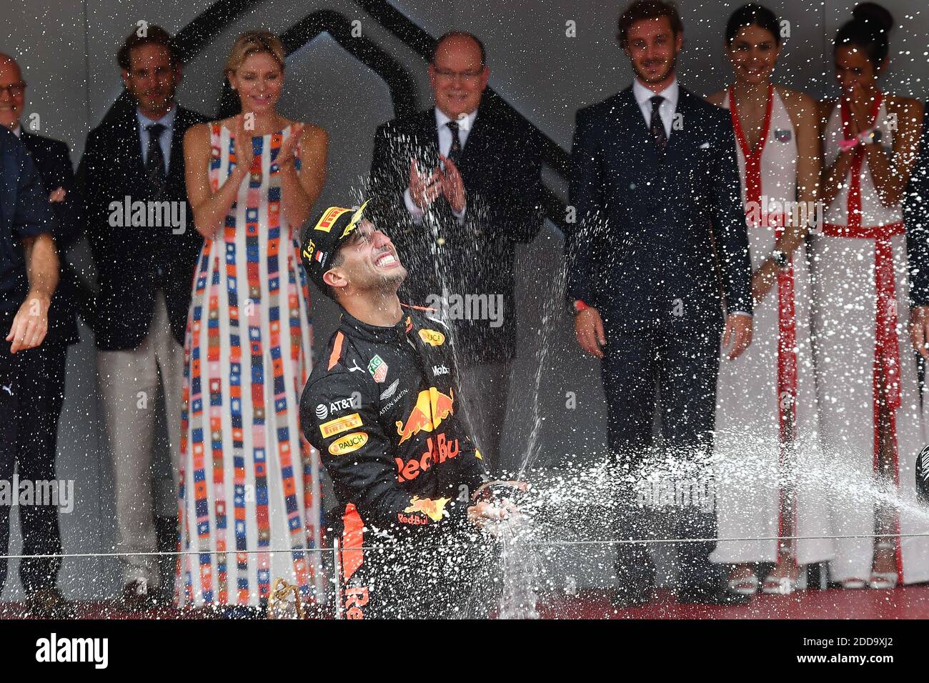 Race winner Daniel Ricciardo of Australia and Red Bull Racing ...