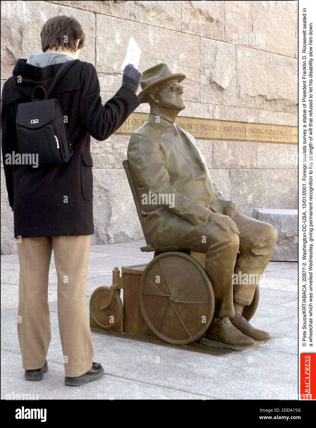 Franklin roosevelt in wheelchair statue hi-res stock photography and ...