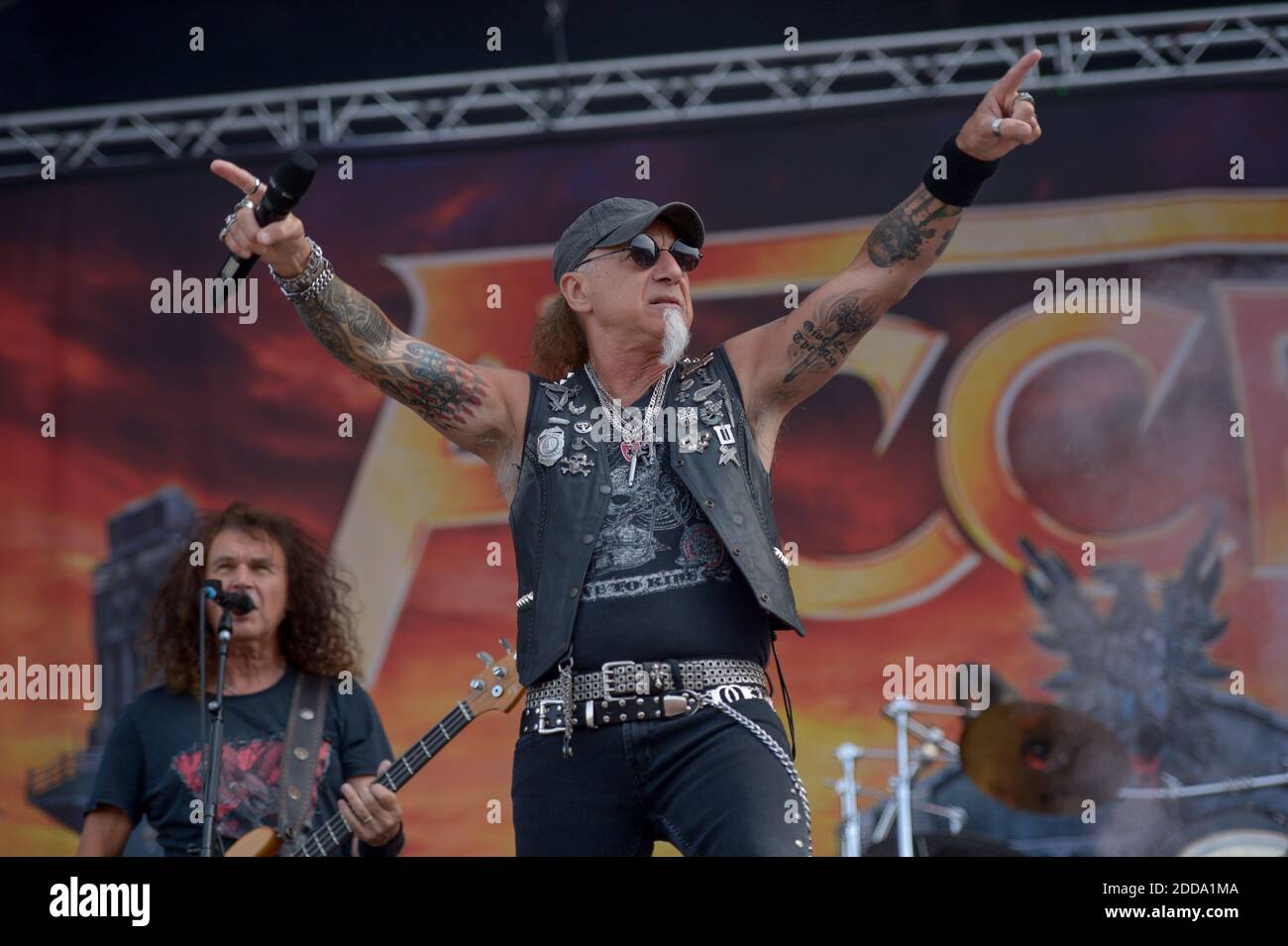 Accept performing live on stage at HellFest in Clisson, France on June ...