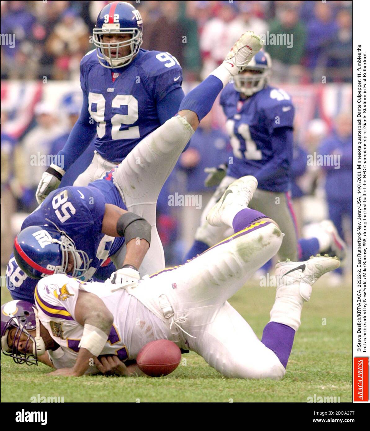 Dante culpepper 2001 hi-res stock photography and images - Alamy