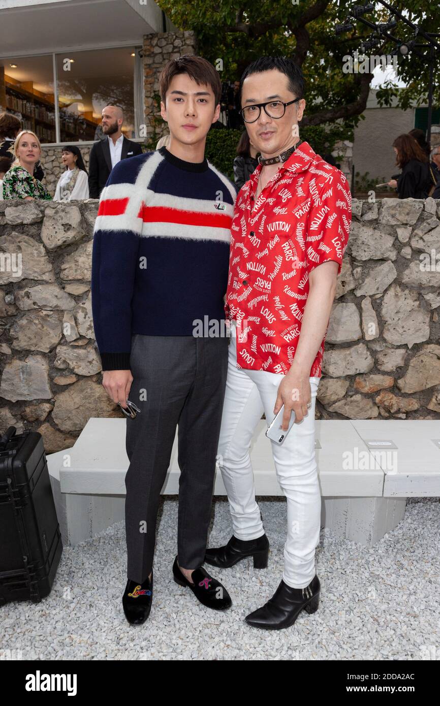 Se Hun attends the Louis Vuitton Cruise Collection fashion show, held ...
