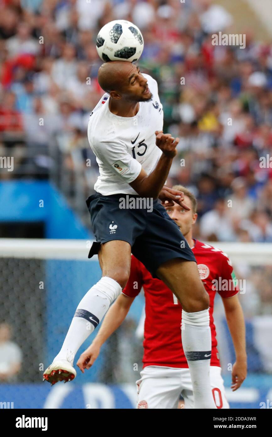 France's Steven Nzonzi during the 2018 FIFA World Cup Russia game ...