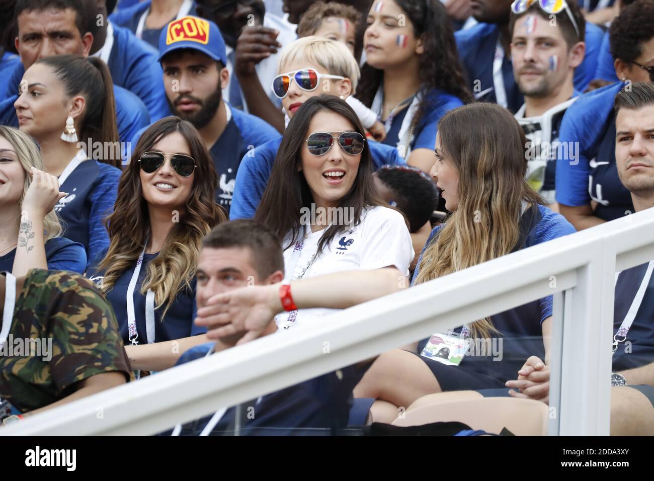 Isabelle Matuidi and Jennifer Giroud during the 2018 FIFA World Cup ...