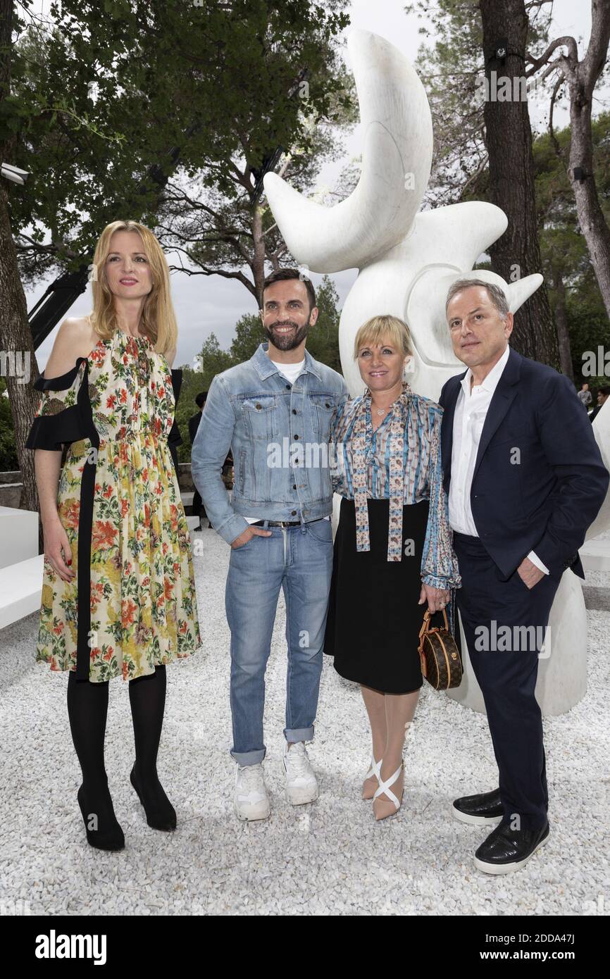 Delphine Arnauld poses with Nicolas Ghesquiere after the Louis Vuitton ...