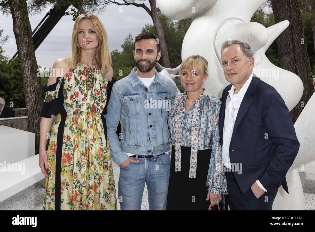 Delphine Arnauld poses with Nicolas Ghesquiere after the Louis Vuitton ...