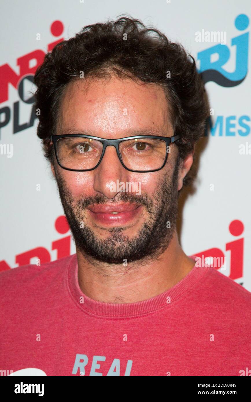 Manu Levy assiste a la conference de presse de rentree du groupe NRJ a ...