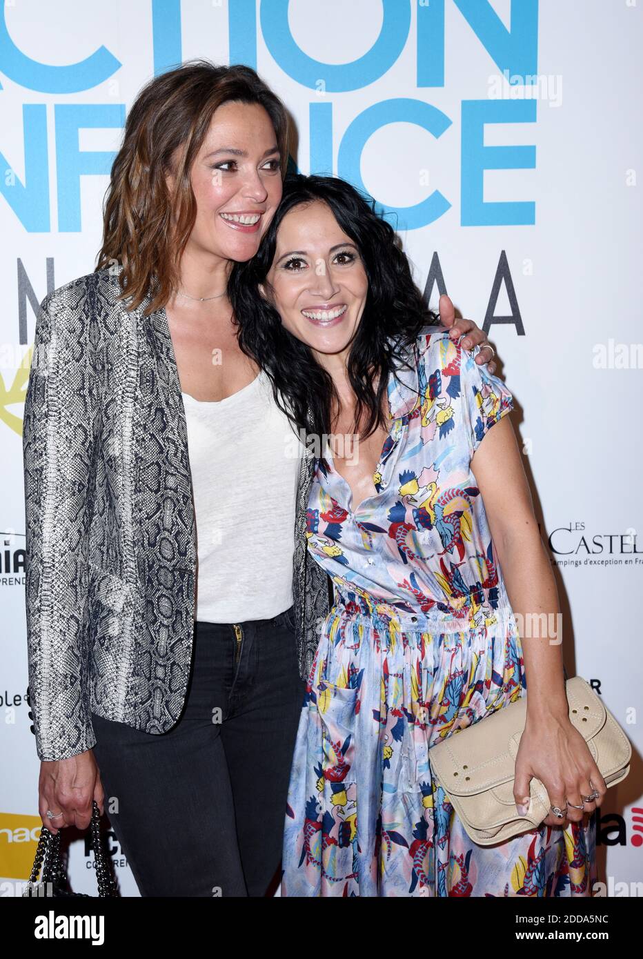 Sandrine Quetier et Fabienne Carat lors de la soiree "Action Enfance ...