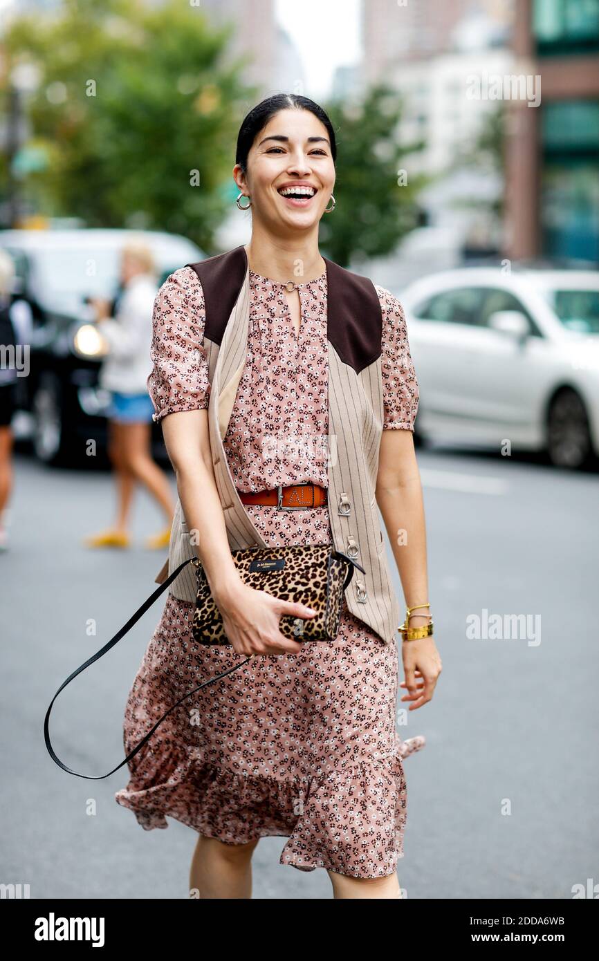 Street style, Caroline Issa arriving at Dion Lee spring summer 2019 ...