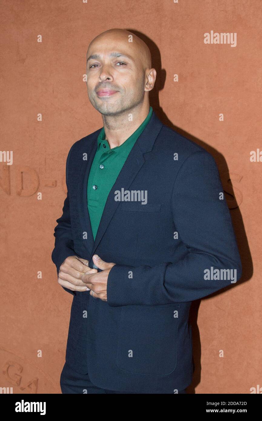 Eric Judor in the Stands during French Tennis Open at Roland-Garros ...