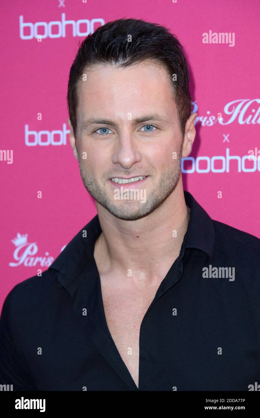Christian Millette attending the Paris Hilton x Boohoo party at Hotel ...