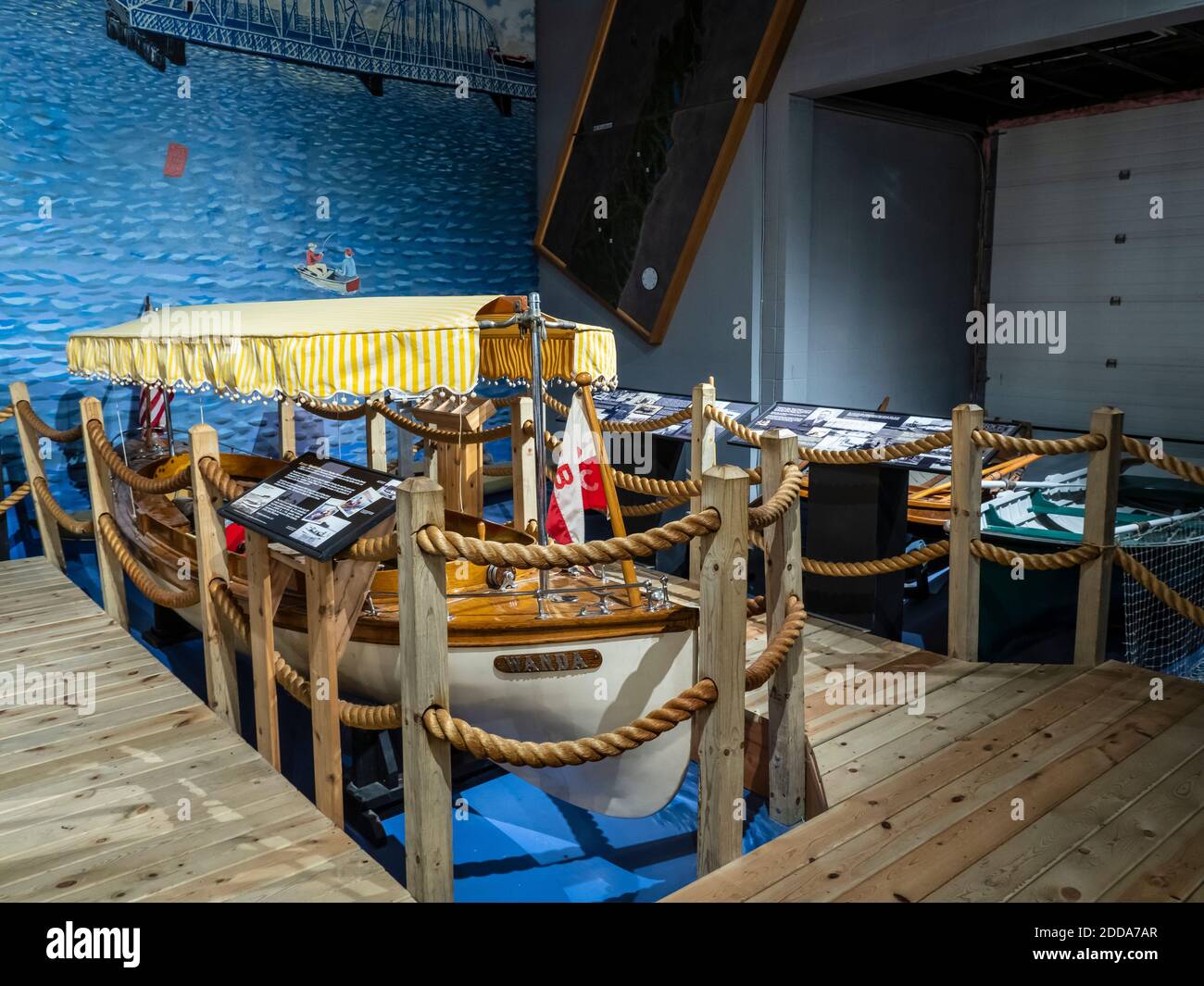 Inside the Door County Maritime Museum, Sturgeon Bay, Wisconsin Stock ...