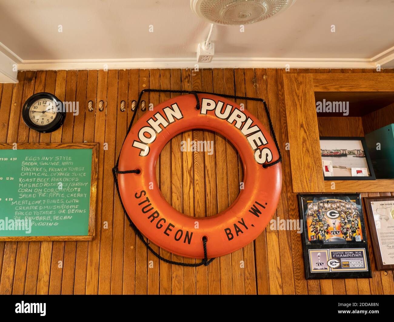 Galley, John Purves tugboat, Door County Maritime Museum, Sturgeon Bay ...