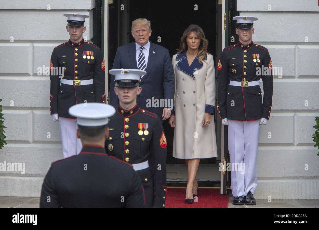 Mrs Kornhauser-Duda, U.S. President Donald Trump, First lady Melania ...