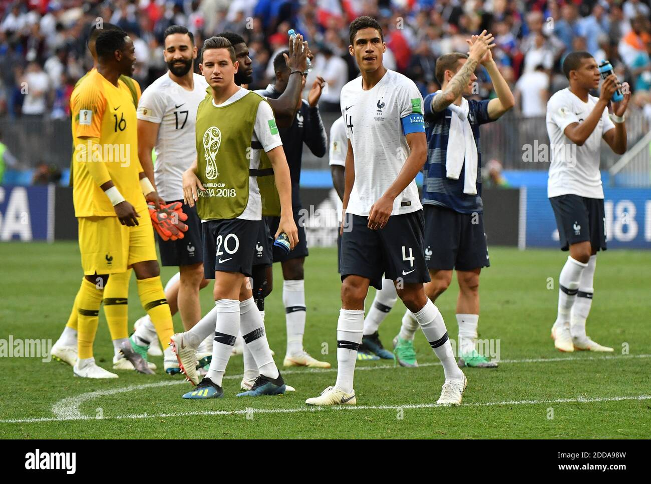 France's Raphael Varane during the FIFA World Cup 2018 Group C France v ...