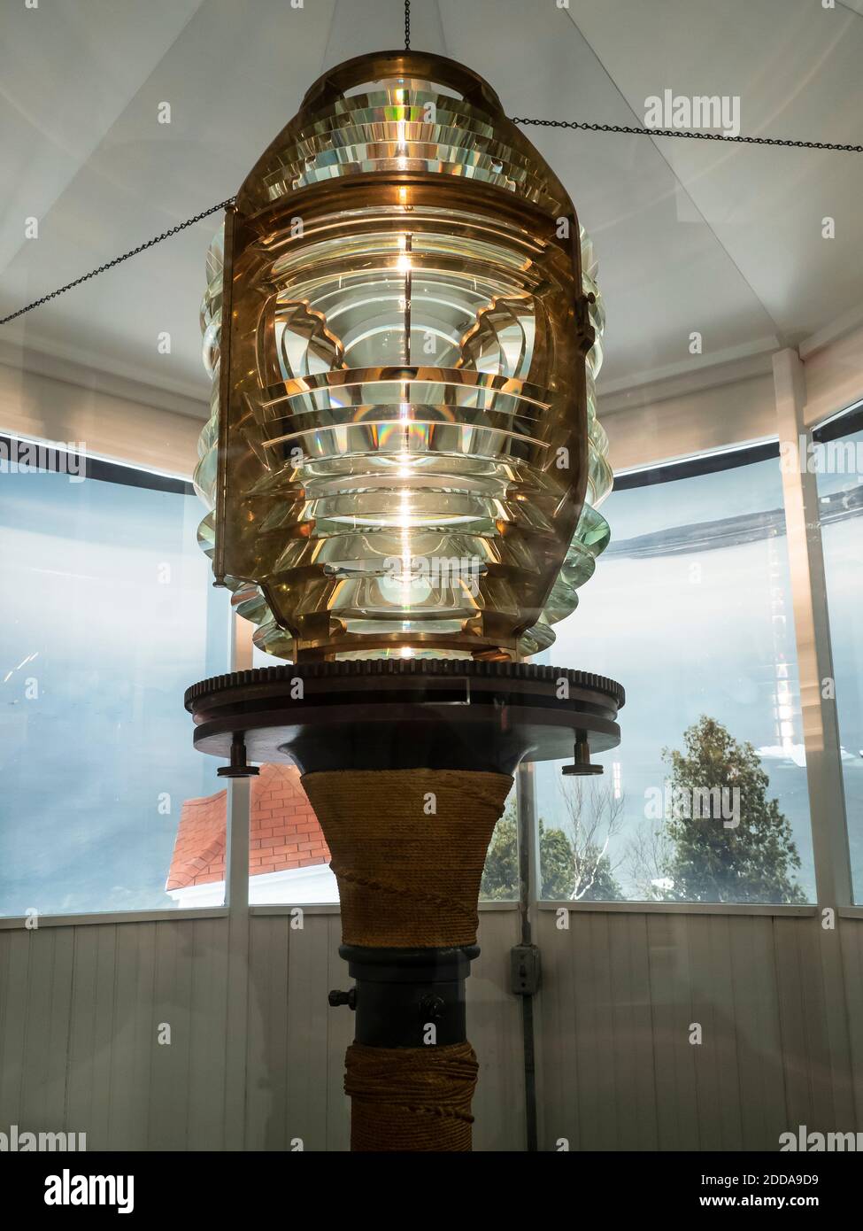 Lighthouse light display, Door County Maritime Museum, Sturgeon Bay ...