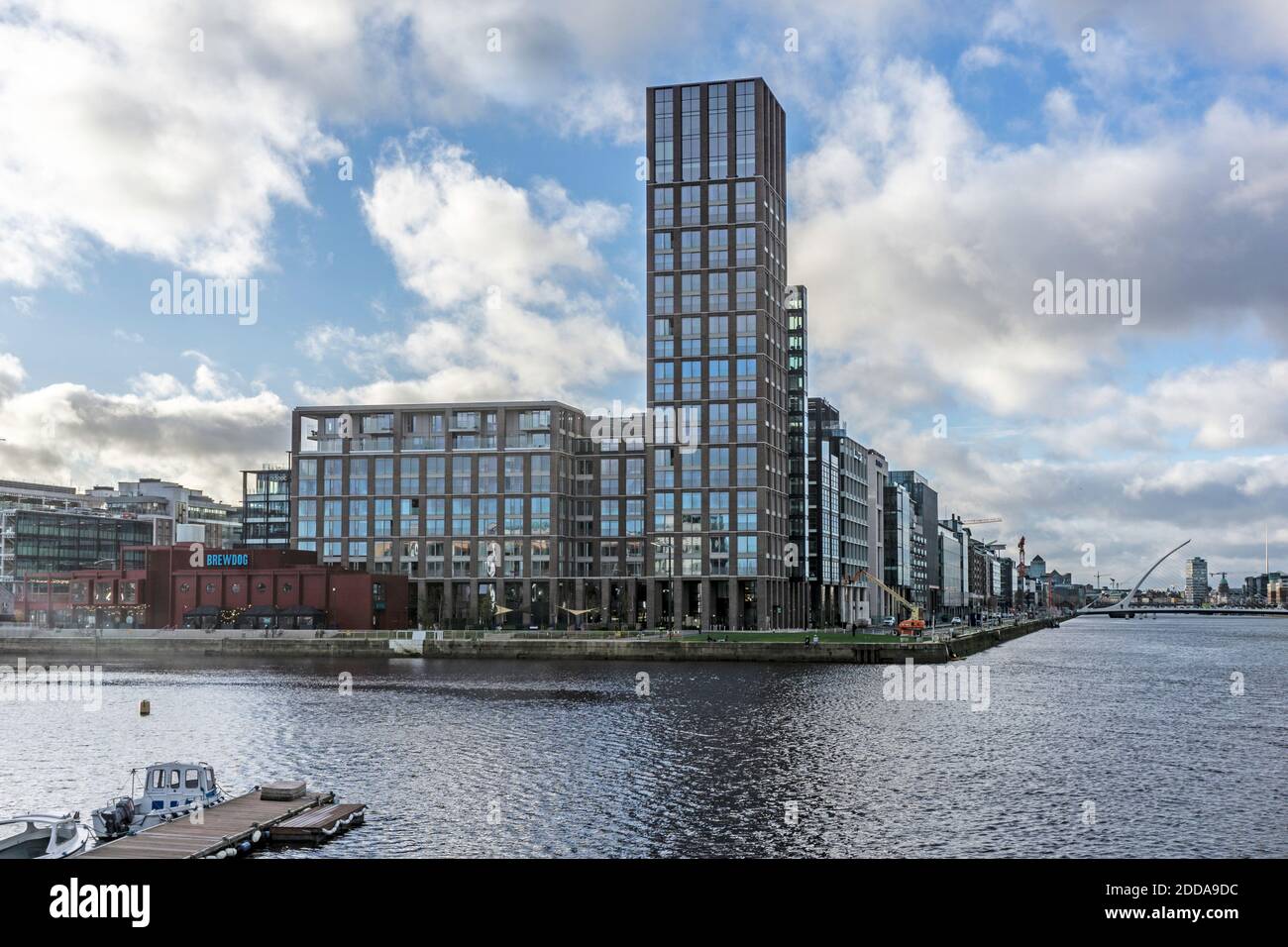 The South Docks area of Dublin’s Dockland dominated here by the Capital ...