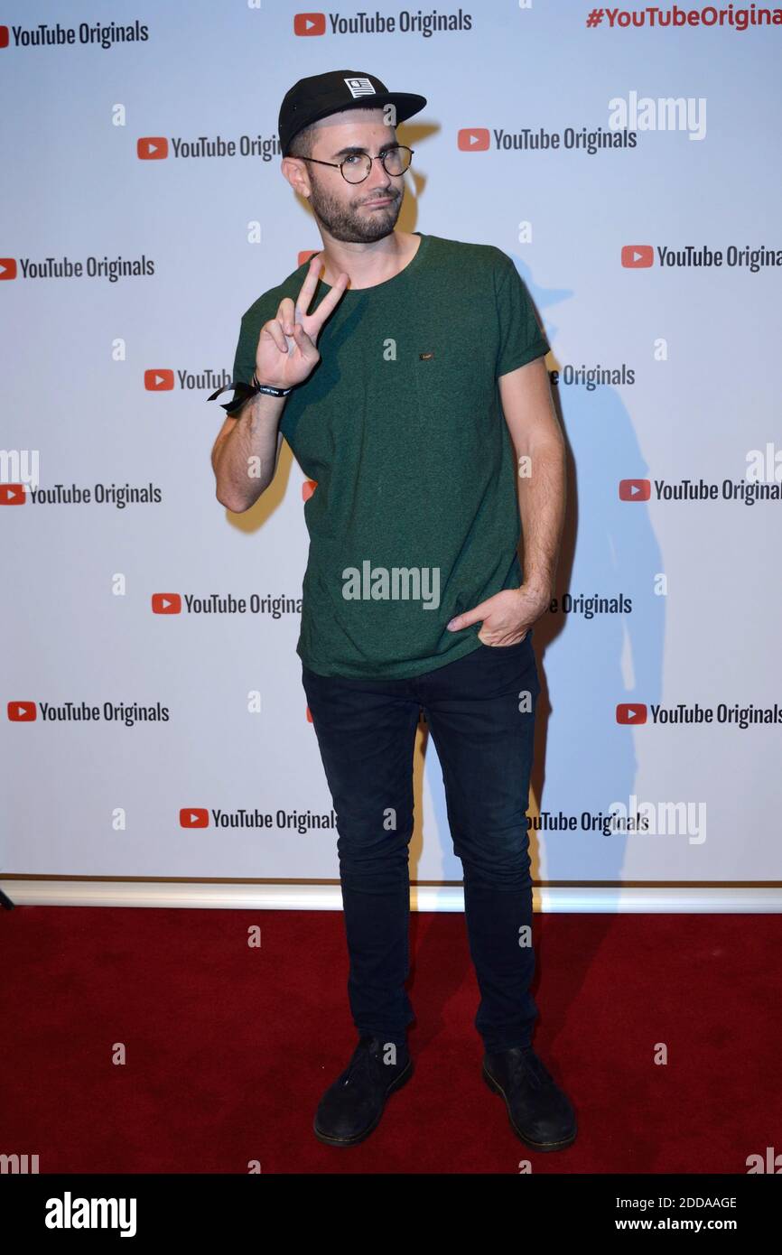 Cyprien at the premiere of YouTube series Les Emmerdeurs and Groom held ...